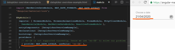 Mat-DatePicker common problem and solutions – DT Tech Info